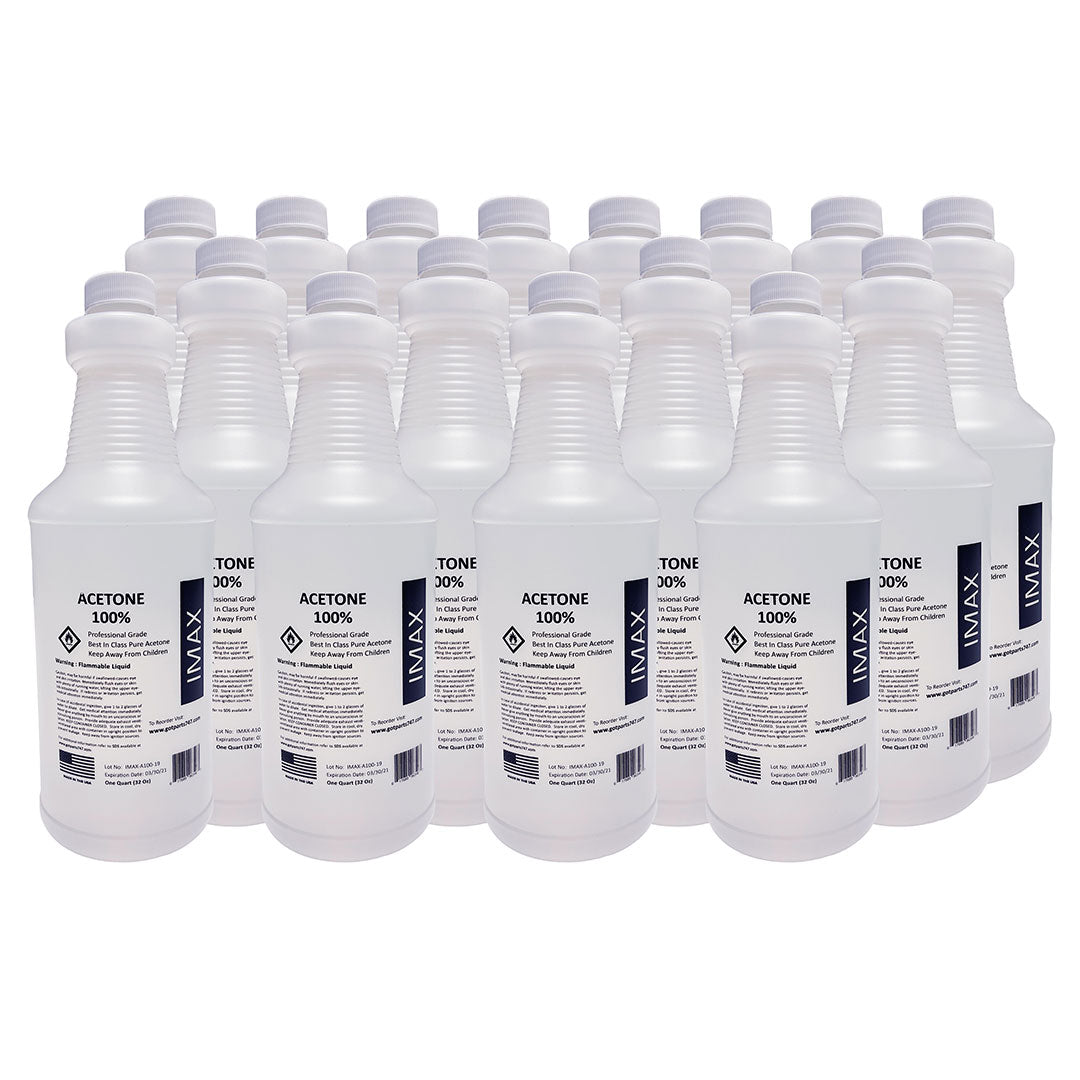 100% Pure Acetone (16 Liter Bottles = 4 Gallons) - Made in USA - Stron ...