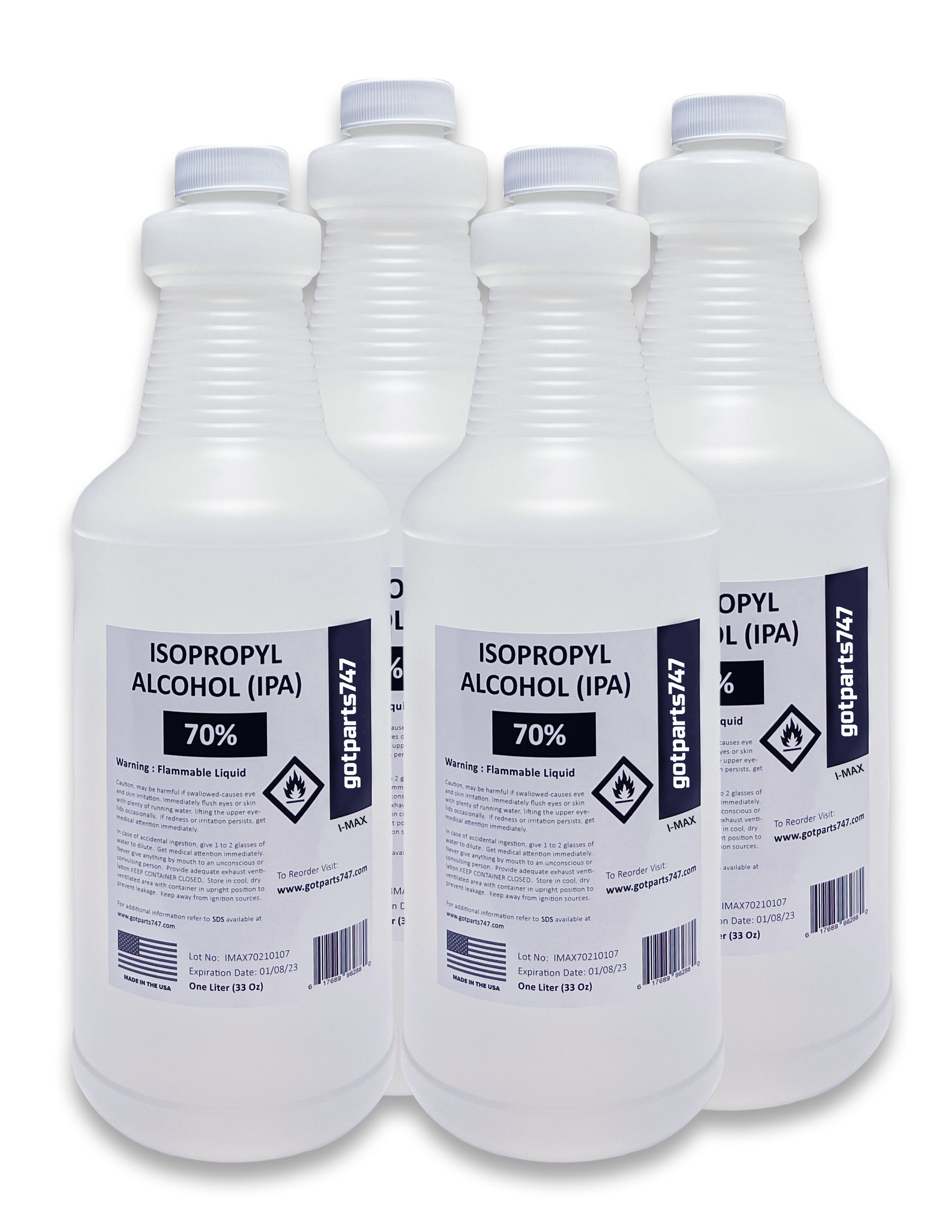 Isopropyl Alcohol in 1 Liter Bottles – GotParts747